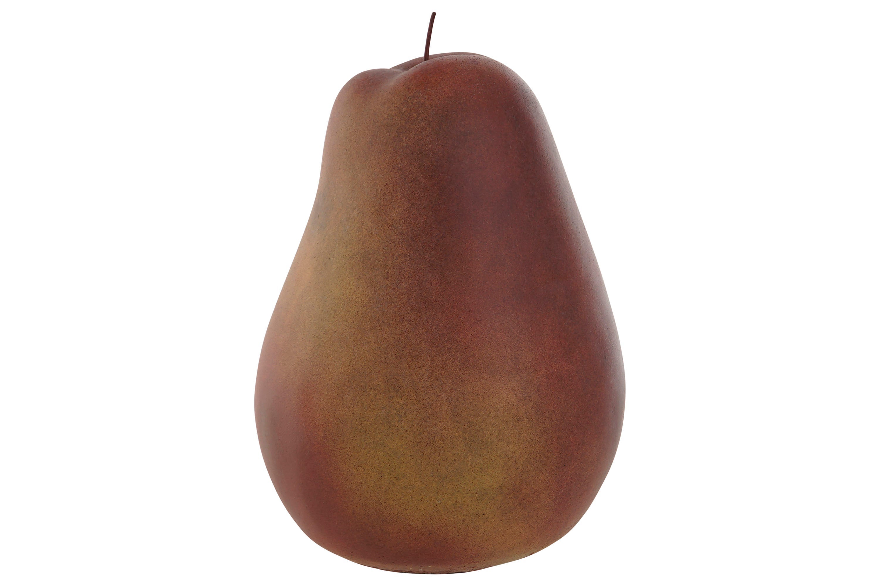 FIGURA CEMENTO 20X20X28 PERA MARRON | Leroy Merlin