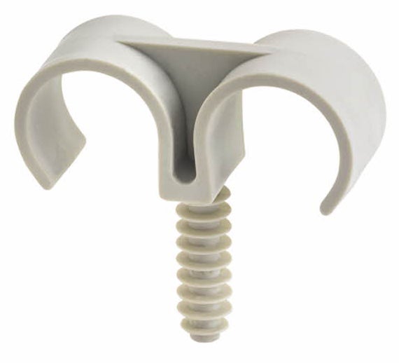 Clip pour fixation de tuyau INDEXring Double - Nylon Ø18 - Boite de 100 ...