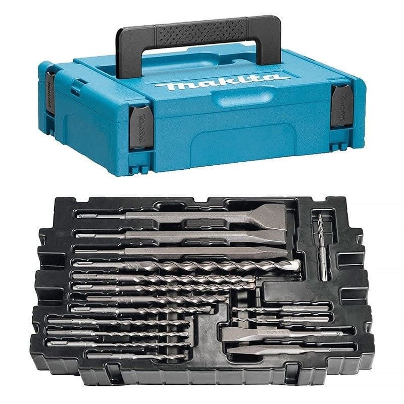Makpac Set 17 piezas SDS-Plus brocas, picos, cinceles MAKITA - B-52059 ...