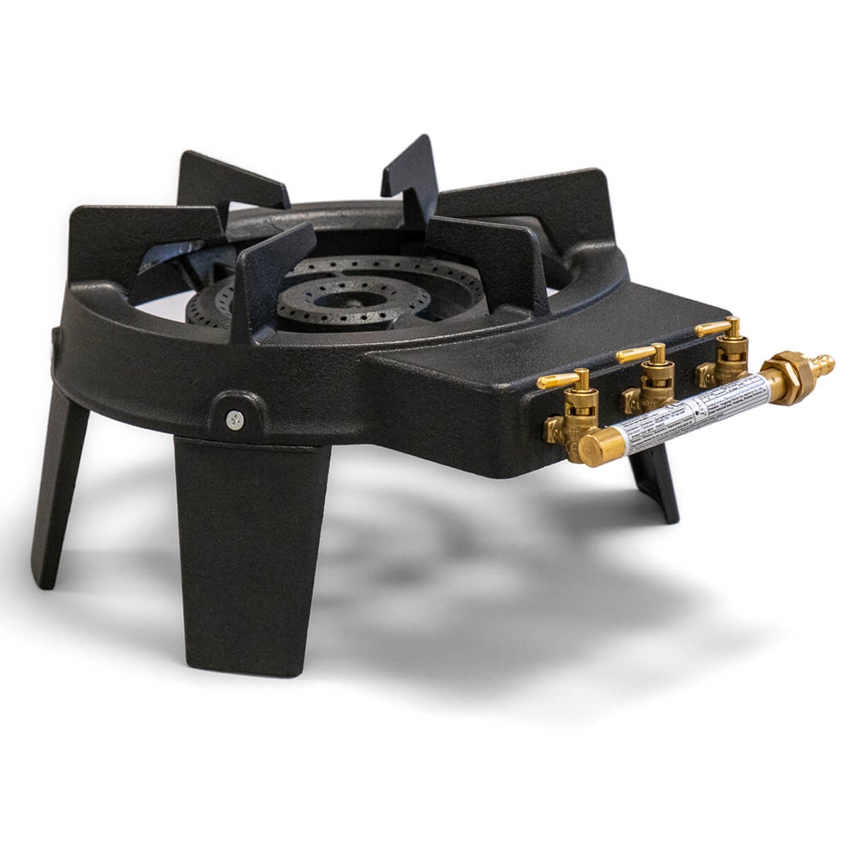 Rechaud gaz 4 pieds Fonte véritable 9,8 KW 2 Bruleurs Plats grands volumes | Leroy Merlin