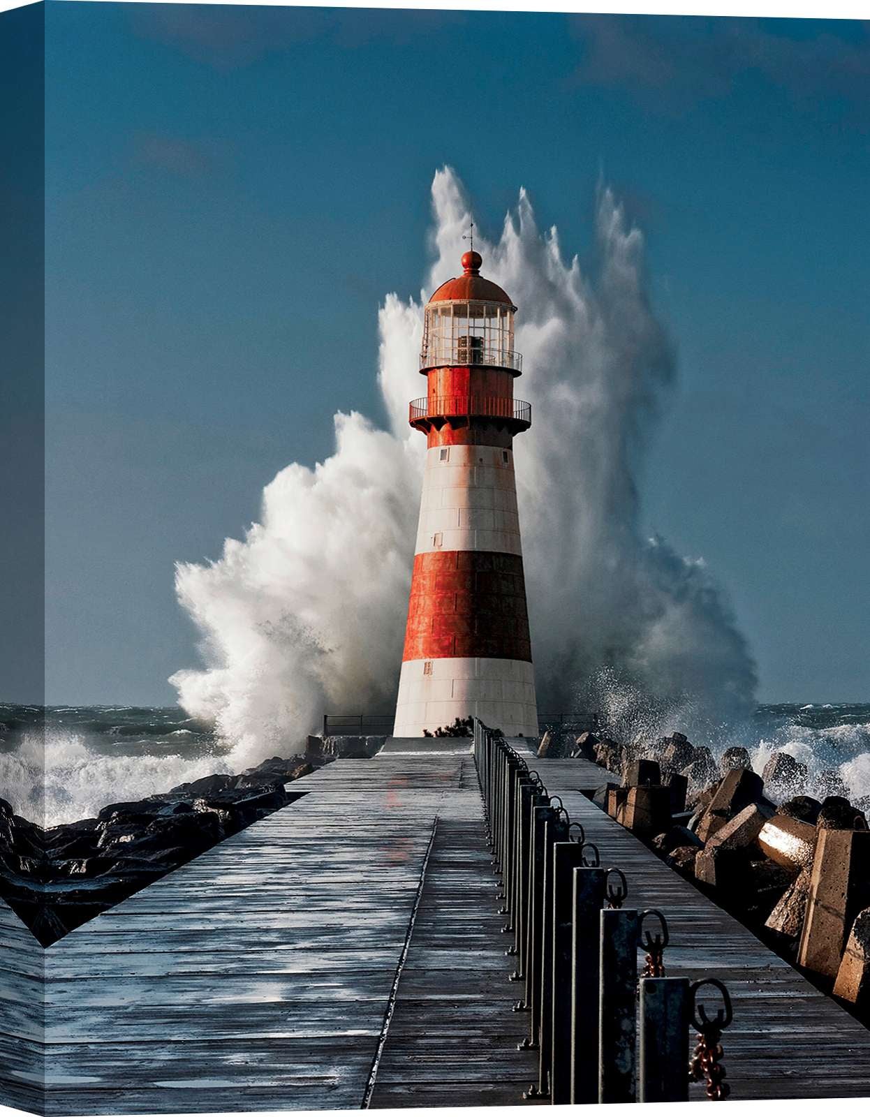 Photo phare - impression sur toile - Pangea Images - Phare en ...