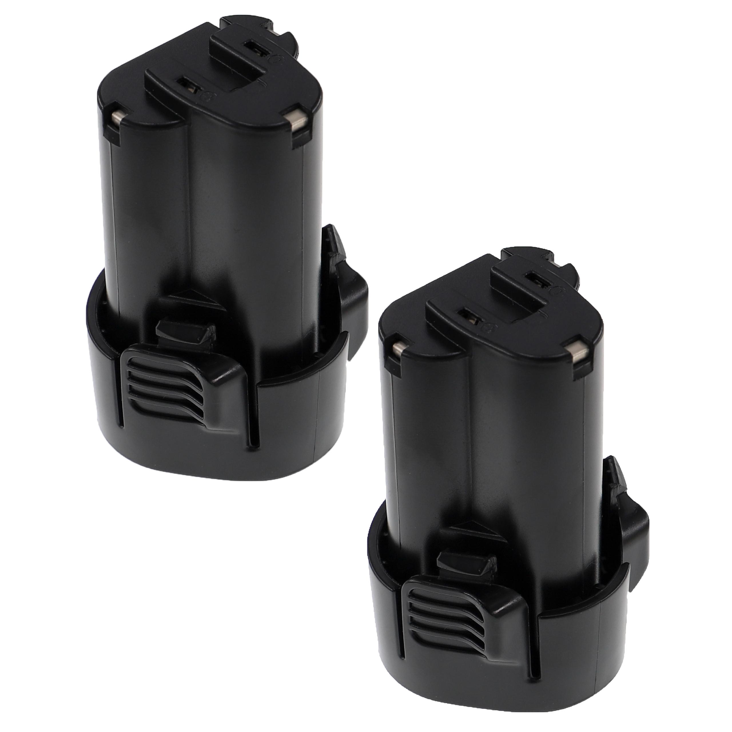 EXTENSILO 2x Batteries remplacement pour Makita BL1013, BL1014 pour ...