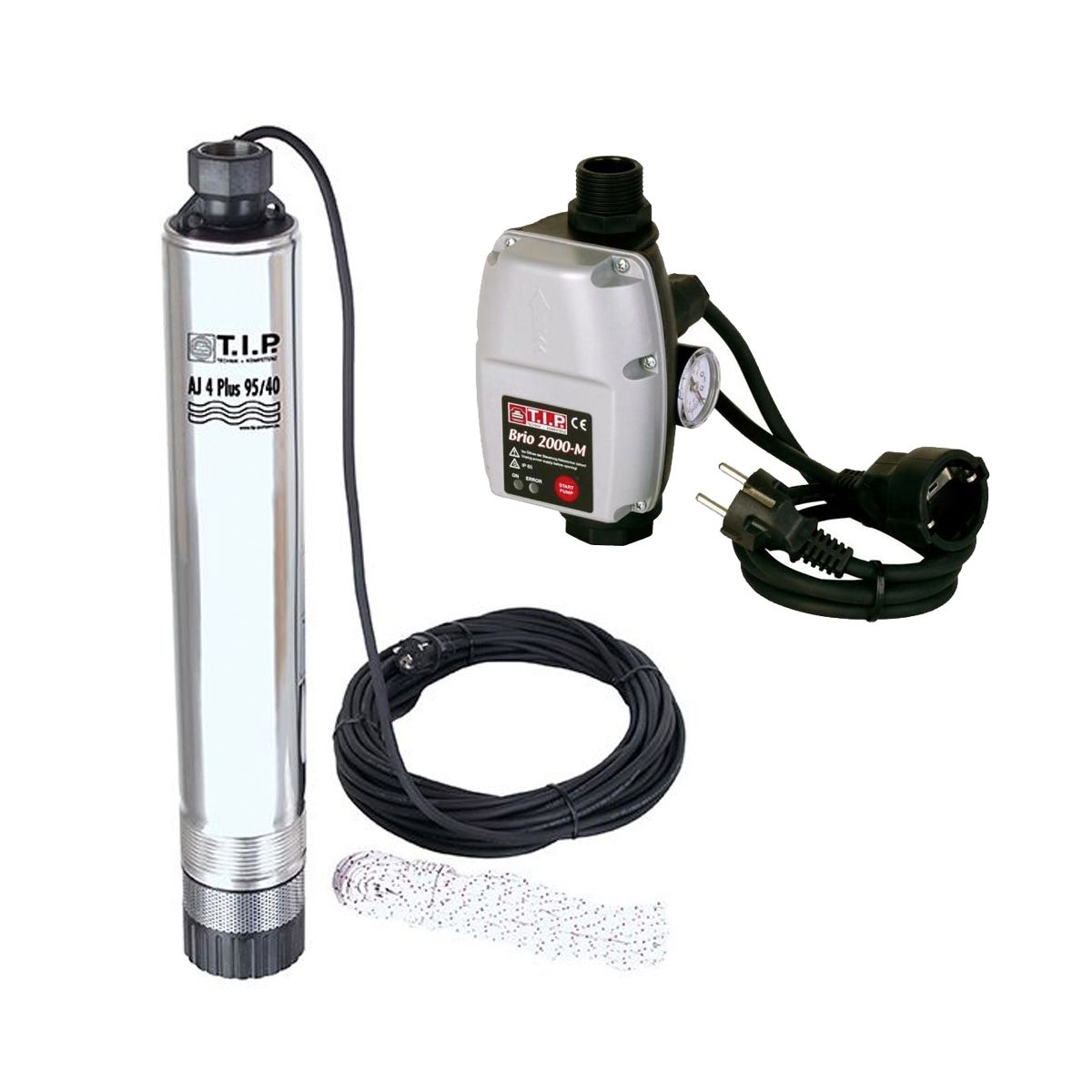 T.I.P. AJ4 Plus 5500 + Control electrónico - Bomba Sumergible - 5500 l ...