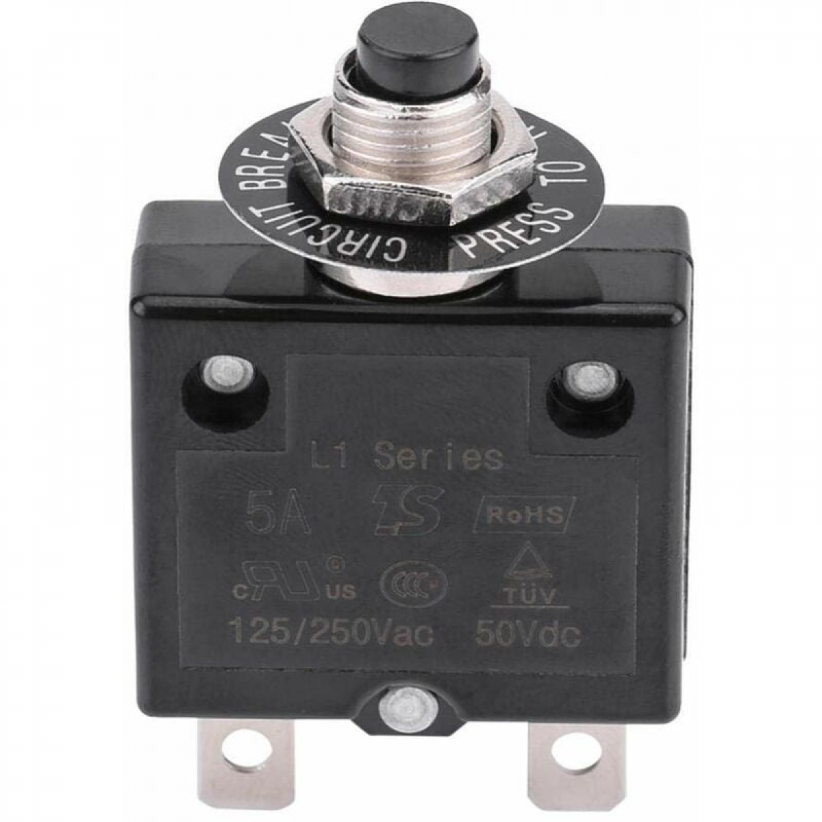 Disyuntor 18A Interruptor térmico de reinicio opcional, 125-250 V CA 50 ...