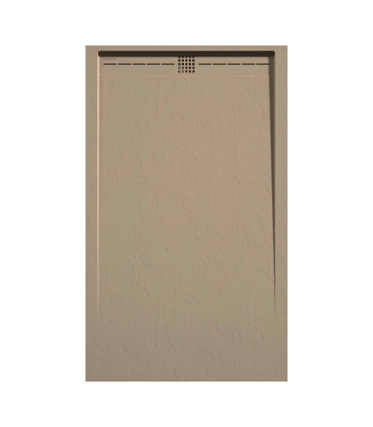El Baño Moderno - Plato de ducha de resina Lime | Textura pizarra ...