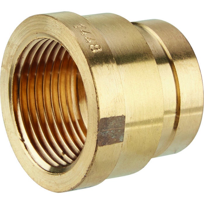 Manchon laiton réduit femelle Capvert - Filetage 20 x 27 - 15 x 21 mm | Leroy Merlin