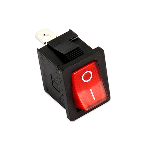 INTERRUPTEUR 3 COSSES ROUGE 10A 13x20 | Leroy Merlin