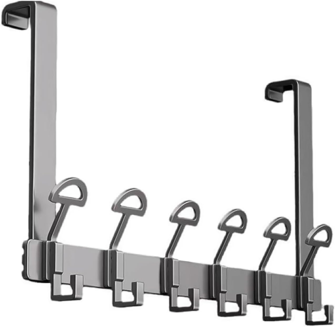 Porte Manteau de Porte 39x28 cm - Avec 12 Crochets, Pour Accrocher ...