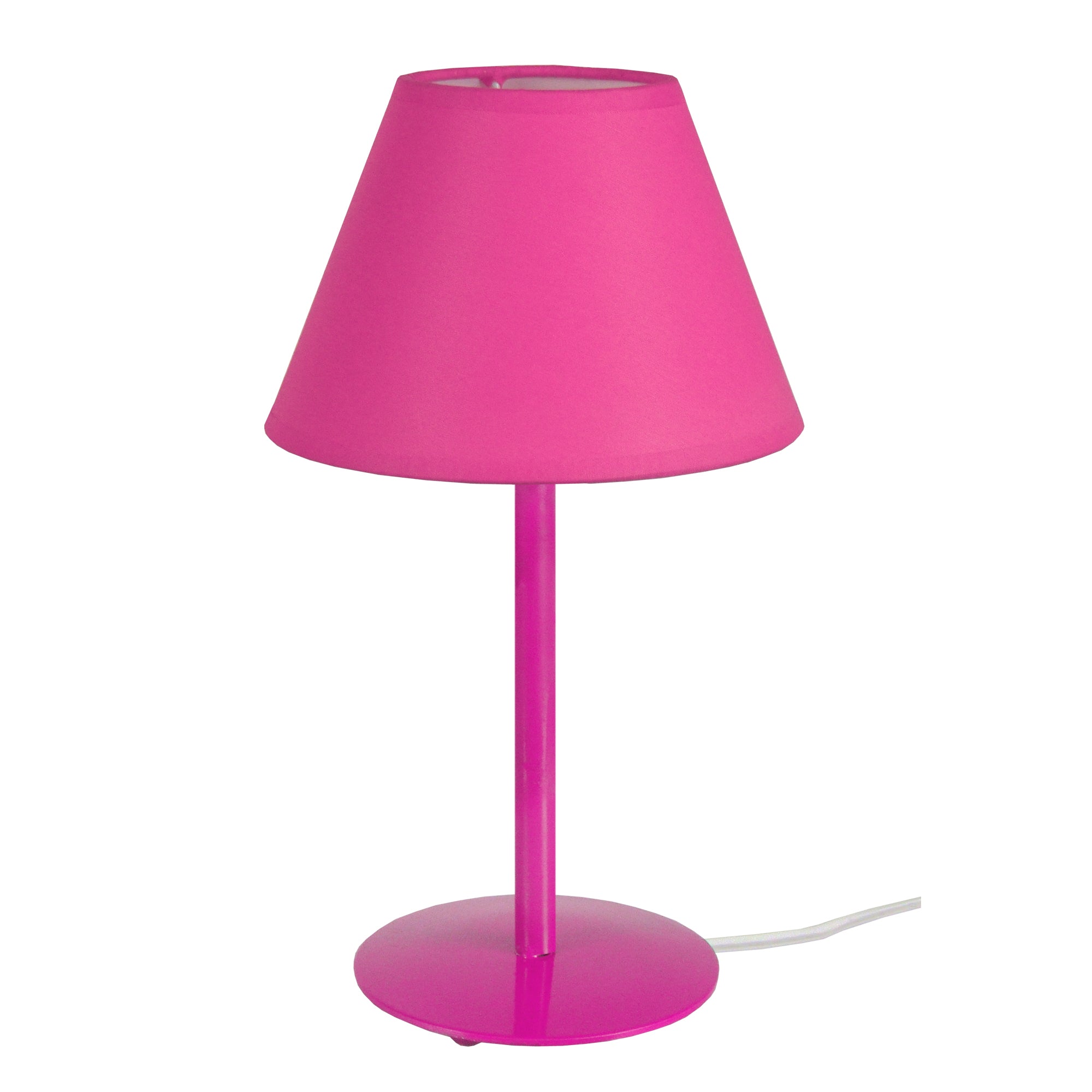 Lampe a Poser TOSEL ,métal,Rose ,H39x D18xP18cm | Leroy Merlin