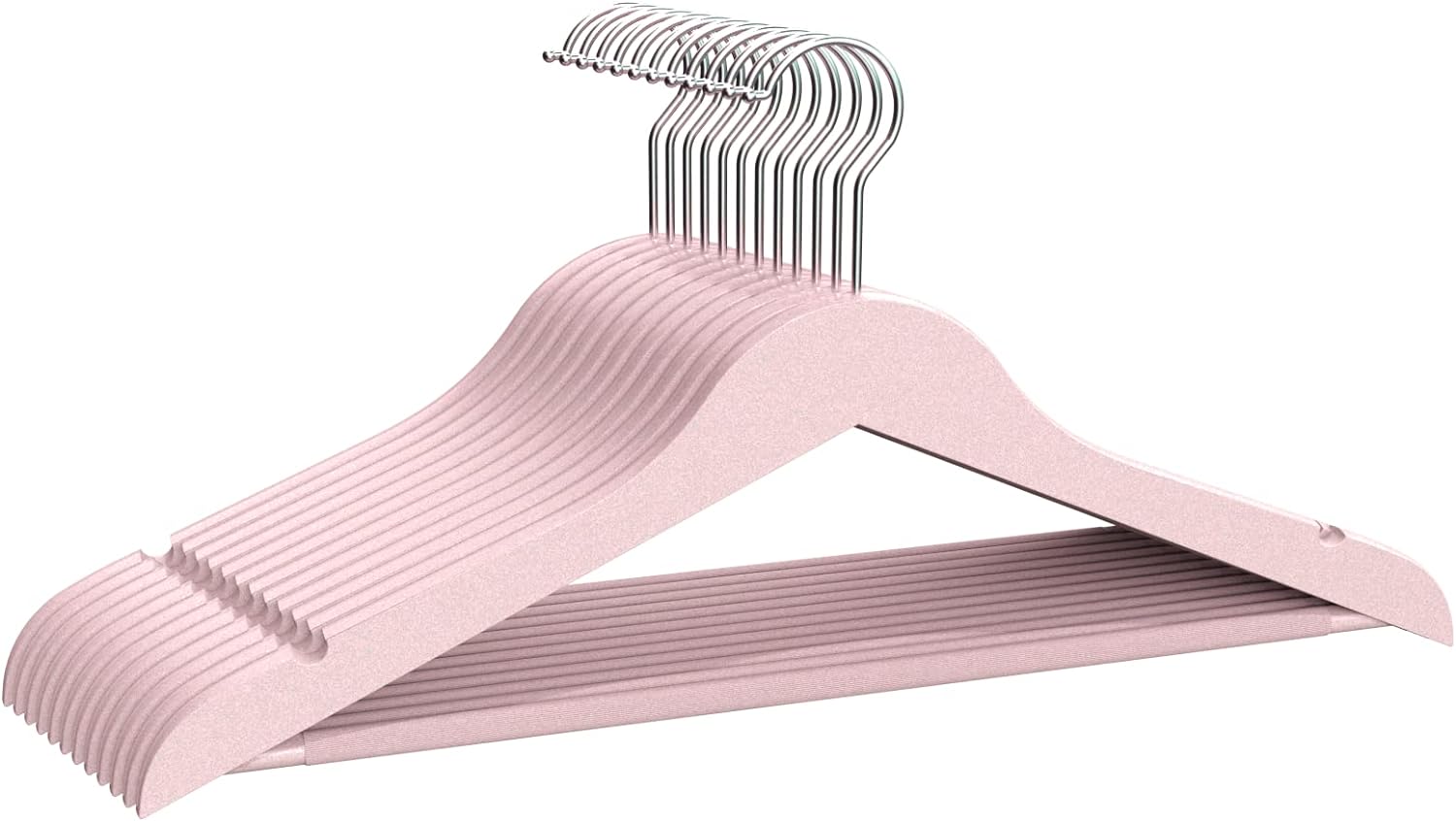 COM-FORT HOUSE | Percha de Resina | Percha para Ropa | Color Rosa ...