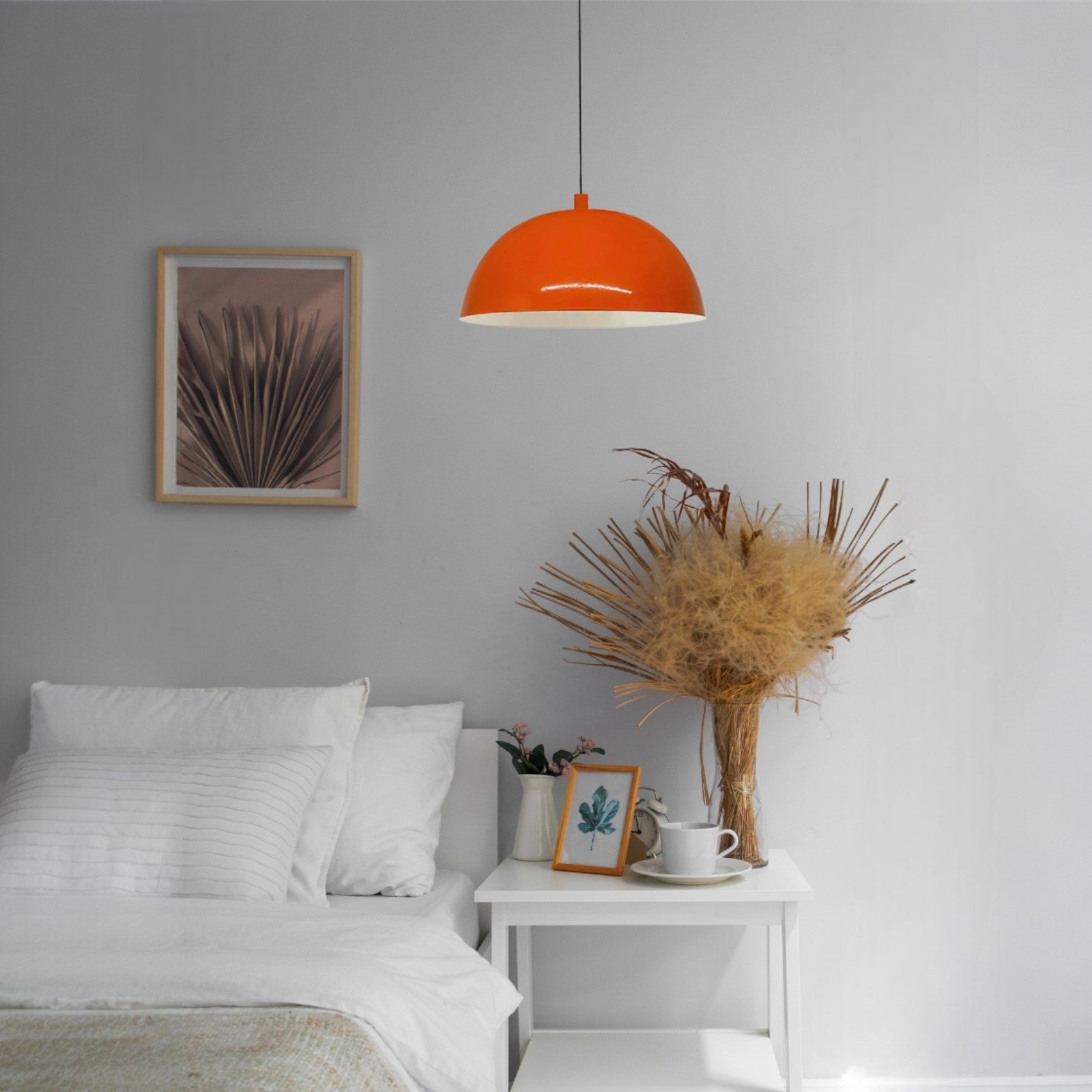 Bamyum Lipeo Lustre Simple Orange Vif | Leroy Merlin