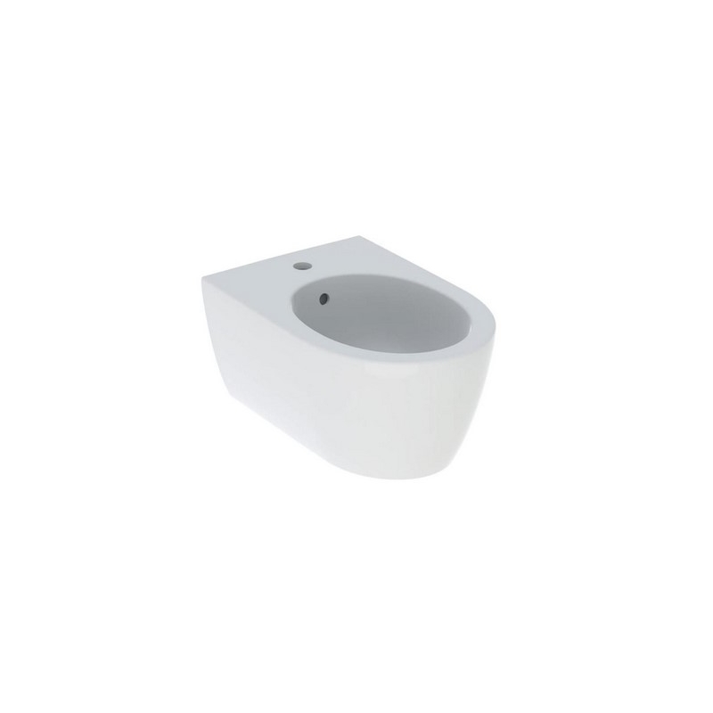 Geberit iCon bidé mural con rebosadero, forma cerrada, blanco, 501898 ...