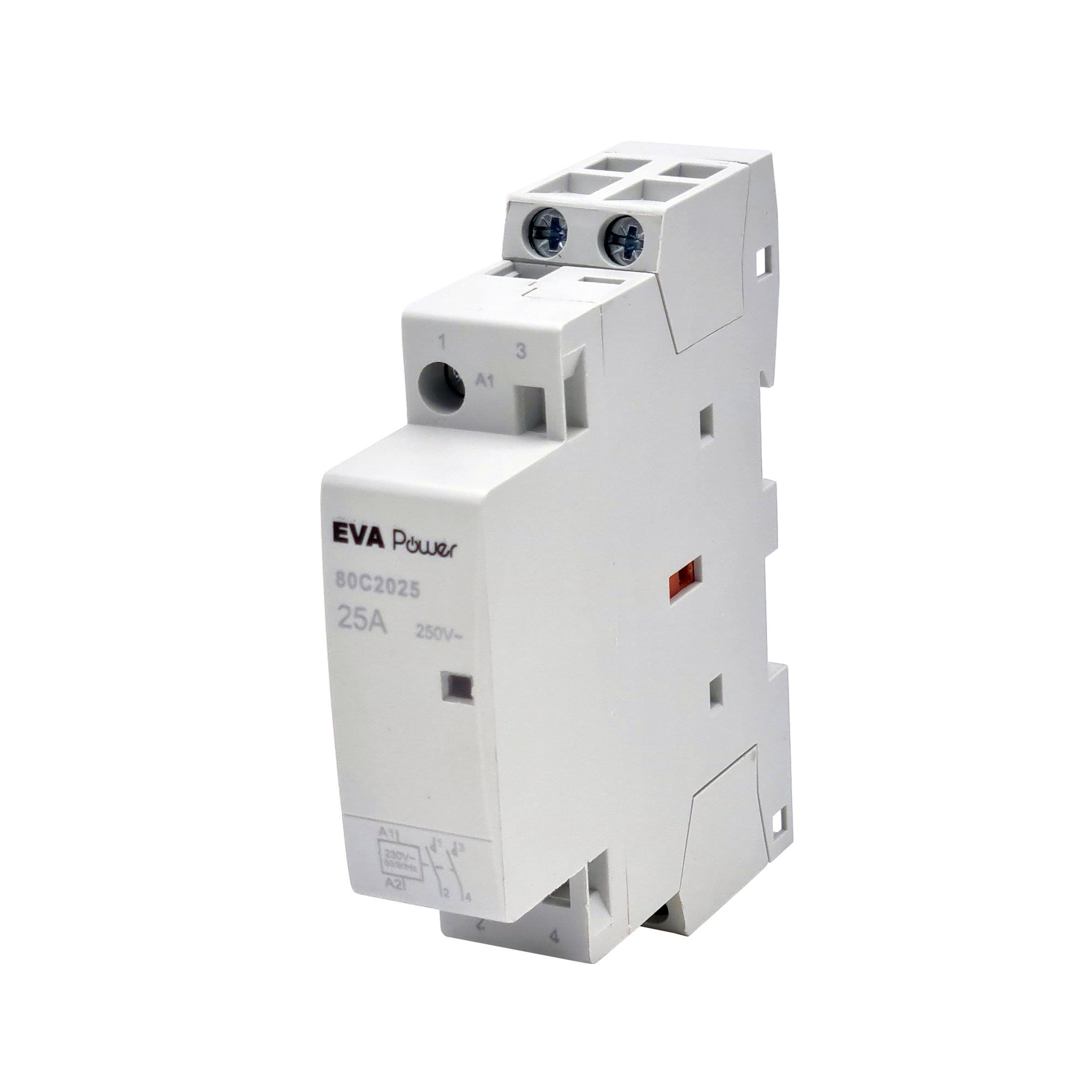 CONTACTEUR 25A 2NO 230V 2 MODULES - 80C2025 | Leroy Merlin