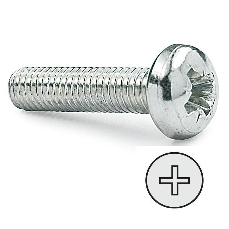 Tornillo rosca metal cabeza alomada din largo 40mm metrica m-5 | Leroy ...