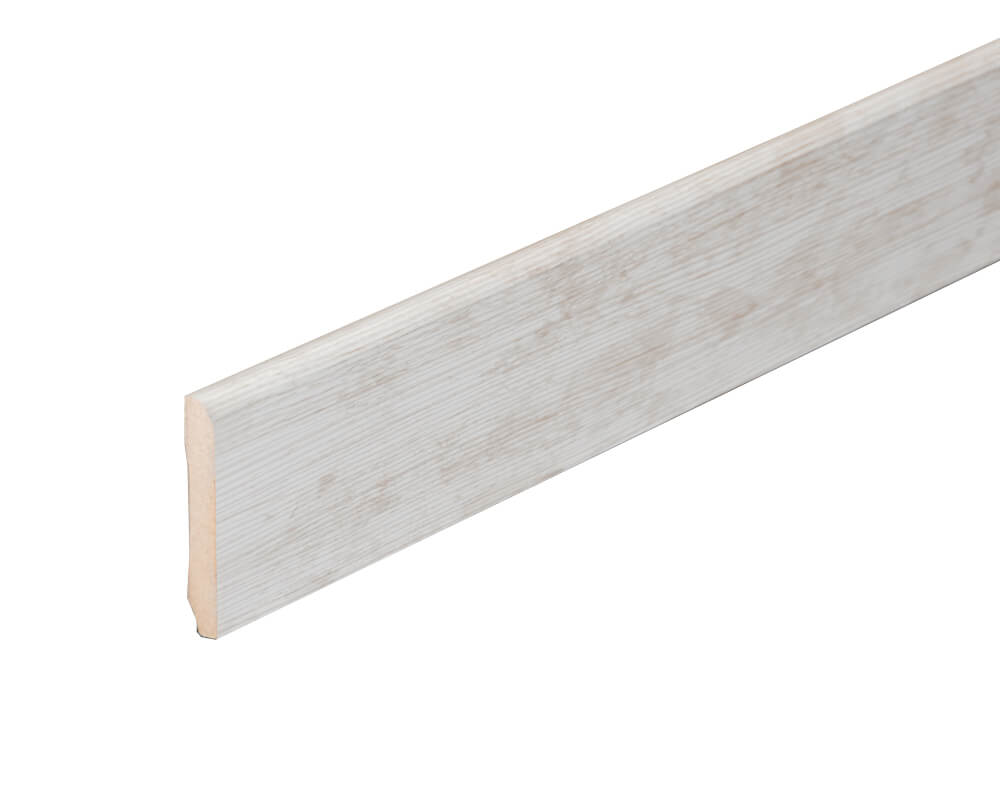 Plinthe MDF 2 m - Frêne Clair - 80 x 14 mm, À l'unité | Leroy Merlin