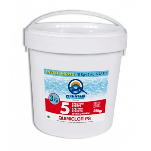 CLORO PASTILLAS 5 EFECTOS 250 GR 13 KG | Leroy Merlin