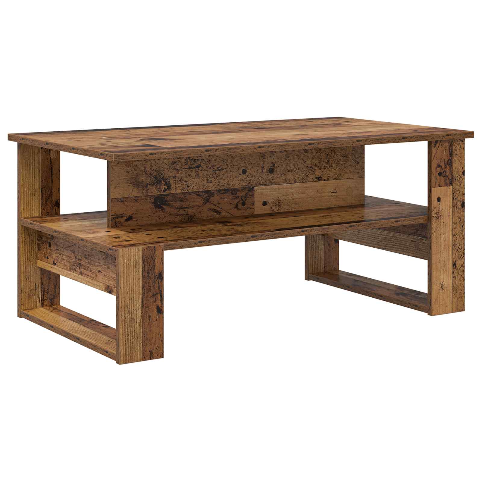 Table basse Table de salon simple - Bois ancien 90 x 50 x 40 cm Bois d ...