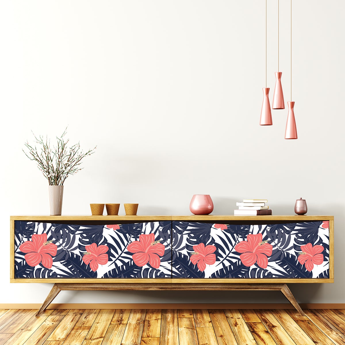 Sticker meuble tropical sirawit 40 x 60 cm | Leroy Merlin