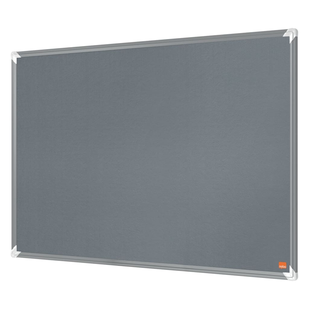 Nobo Tableau d'affichage en feutre Premium Plus 90x60 cm Gris Nobo ...
