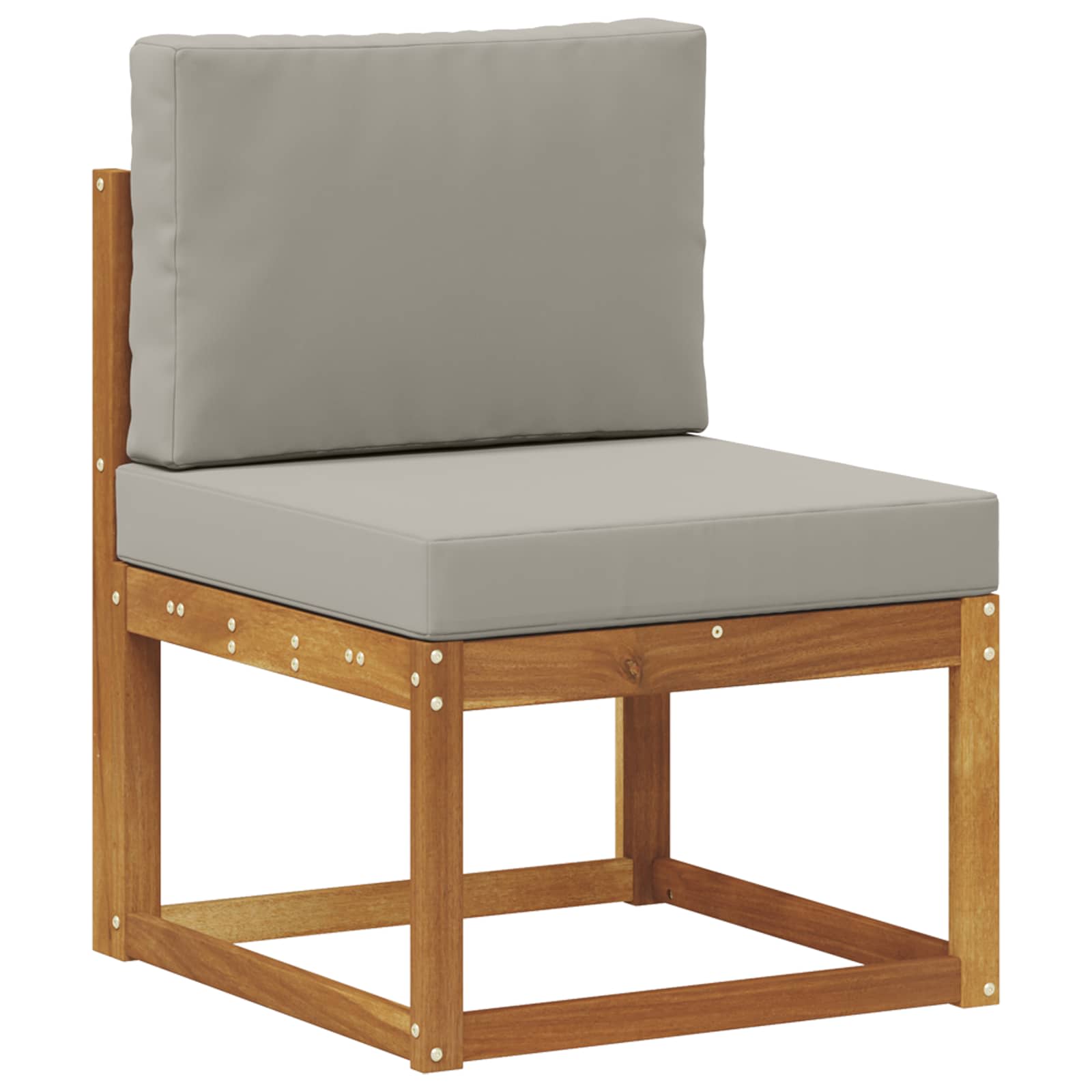 Sofá intermedio de exterior Madera de Acacia Sólida | Leroy Merlin