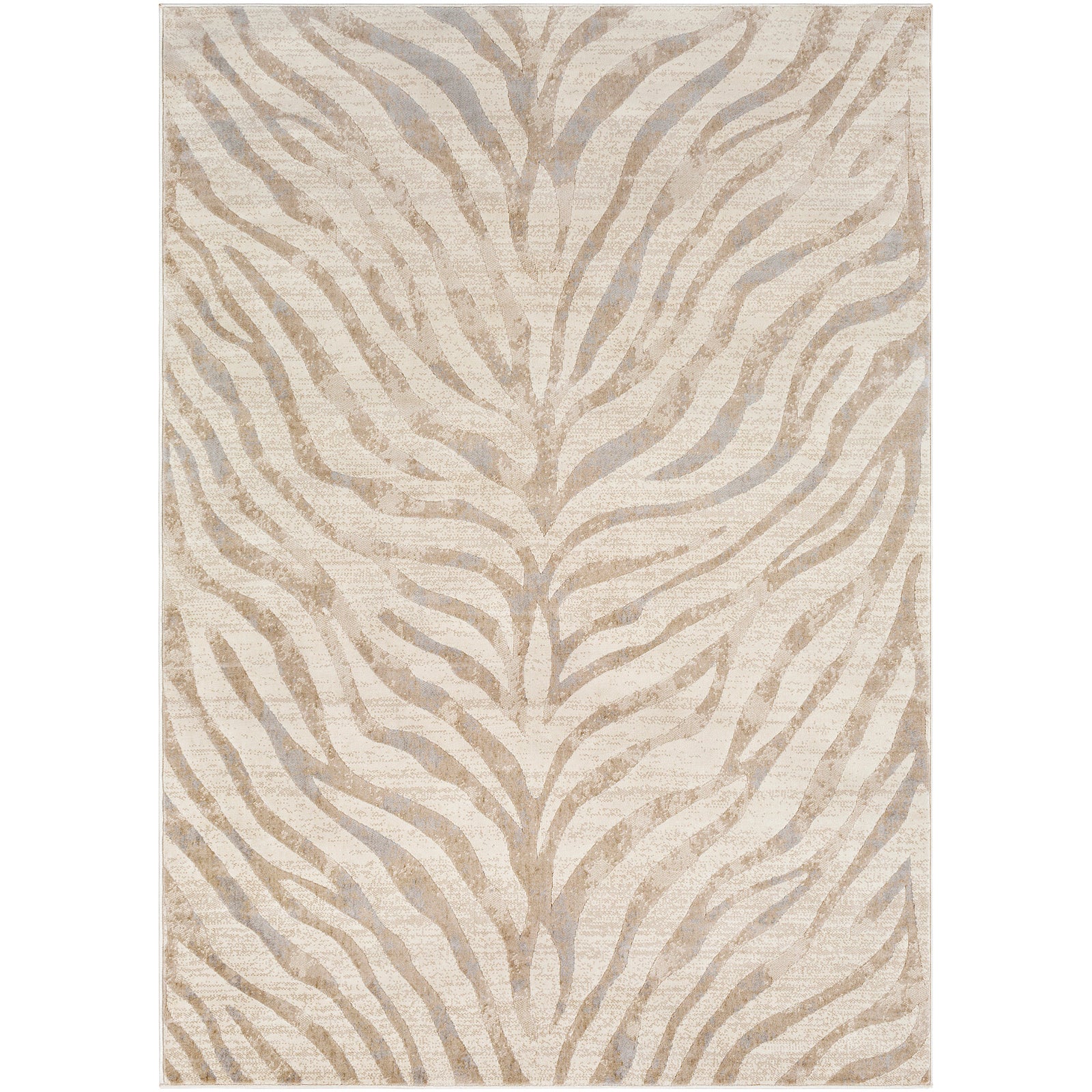 SURYA Tappeto Zebrato Boho Grigio/Beige 200x275 | Leroy Merlin