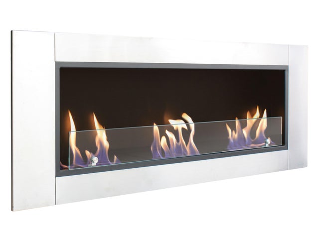 Chimenea de bioetanol empotrada: Calor sin humo