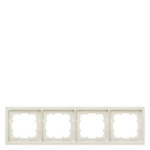 Marco 4 elementos Siemens Delta Style PLATINO METALIZADO 5TG13241 ...