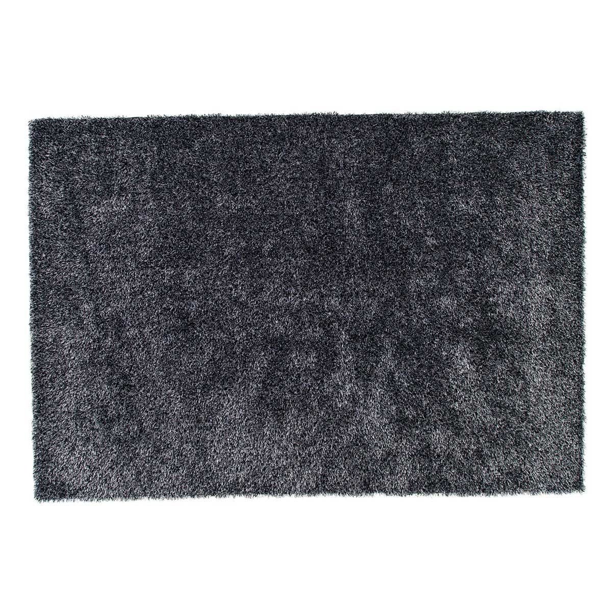Tapis Déco "Mattis" 160x230cm Gris Anthracite | Leroy Merlin
