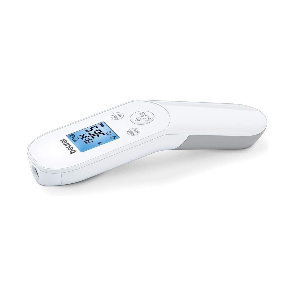 Beurer FT 85 Thermomètre à distance Blanc Front Boutons | Leroy Merlin