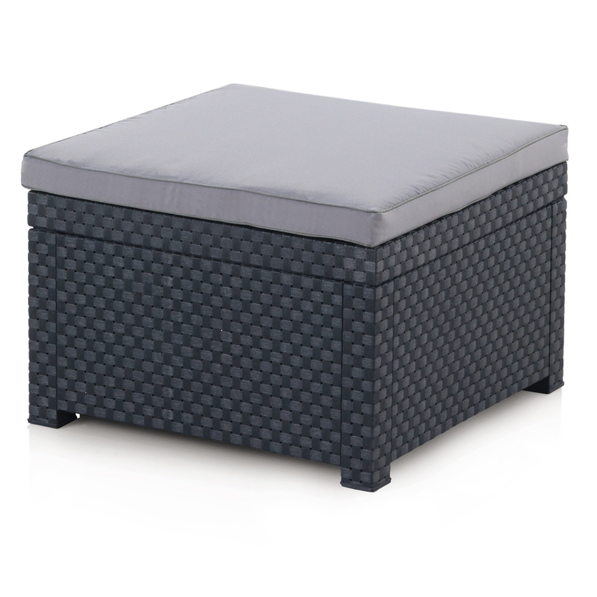 WellHome Pouf grafito, Grafito | Leroy Merlin