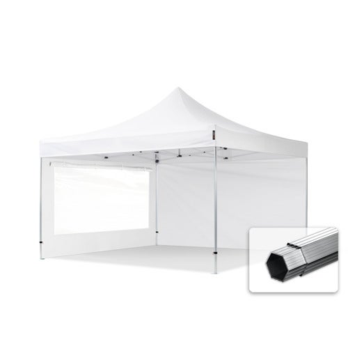 4x4 m Carpa plegable, PROFESSIONAL aluminio 40mm, 2 laterales con ...