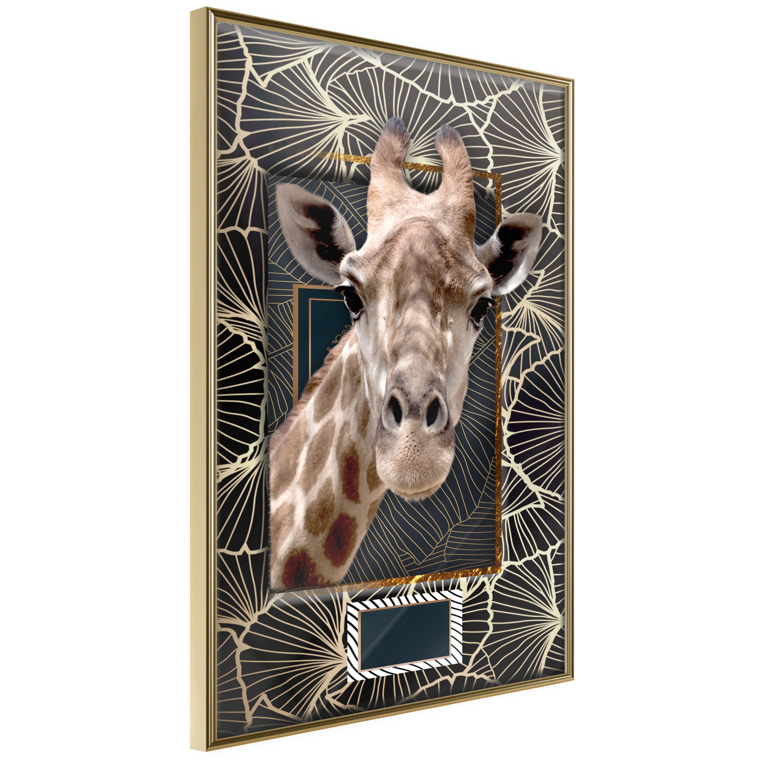 Poster et affiche - Giraffe in the Frame - 40x60 | Leroy Merlin