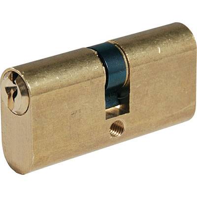 CILINDRO OVALADO 2302 CS IBFM LATÓN CROMADO SATINADO LLAVES 3 MM 54 27 ...