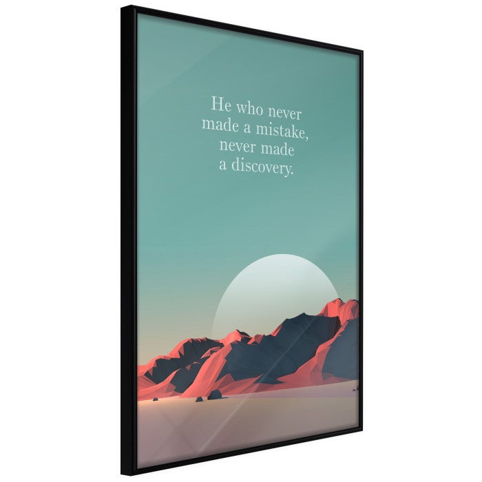 Affiche Murale Encadrée "Discovery" 30 x 42 cm Noir | Leroy Merlin
