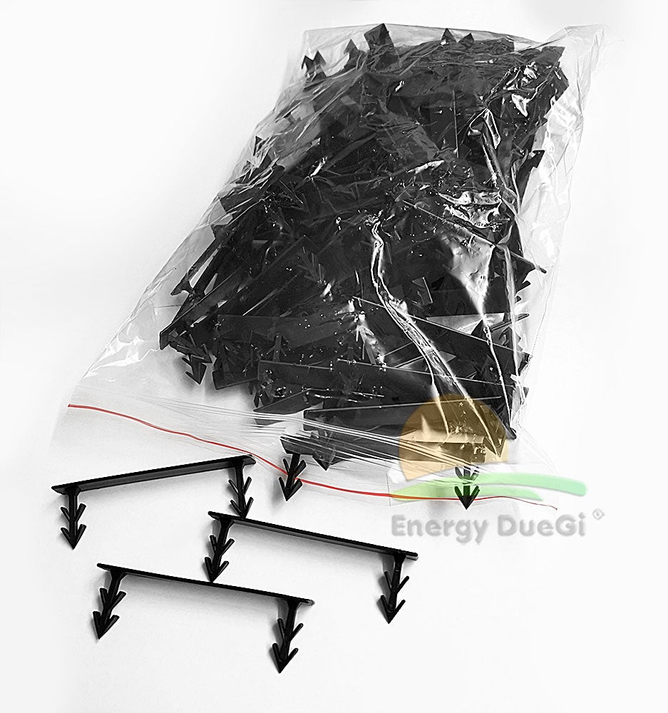 Clips a cavallotto in confezione da 100 pz per pannello bugnato | Leroy ...