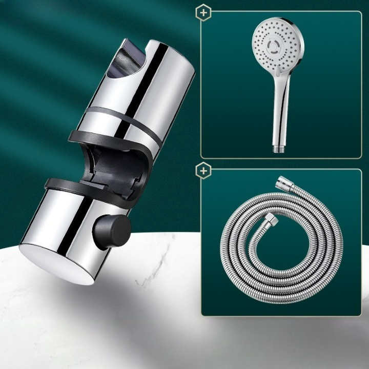 Support de douche réglable, support de douche avec fixation et hauteur ...