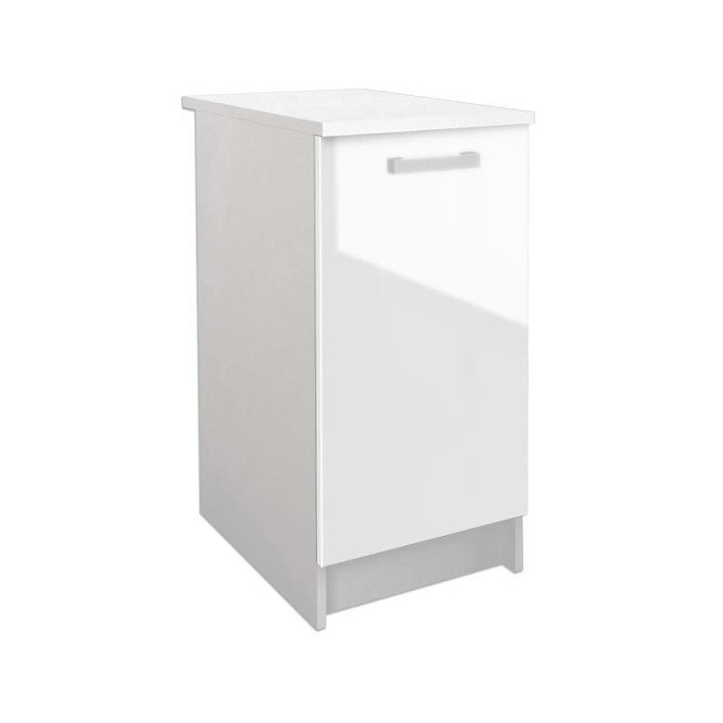 START Caisson bas de cuisine L 40 cm - Blanc brillant | Leroy Merlin