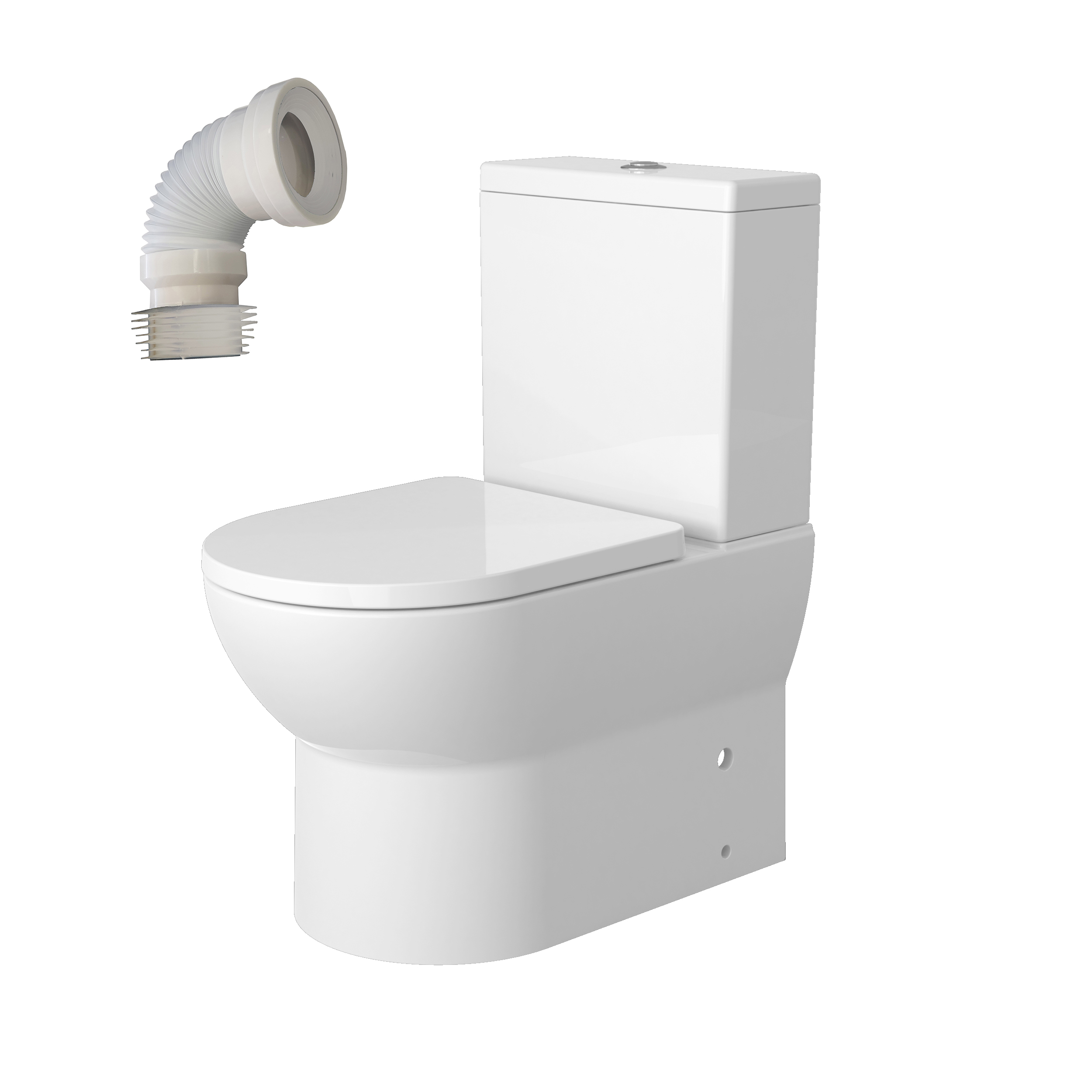 PACK WC A4 + MANCHON CONNECTEUR | CÉRAMIQUE | MANCHON EXTENSIBLE 150 ...