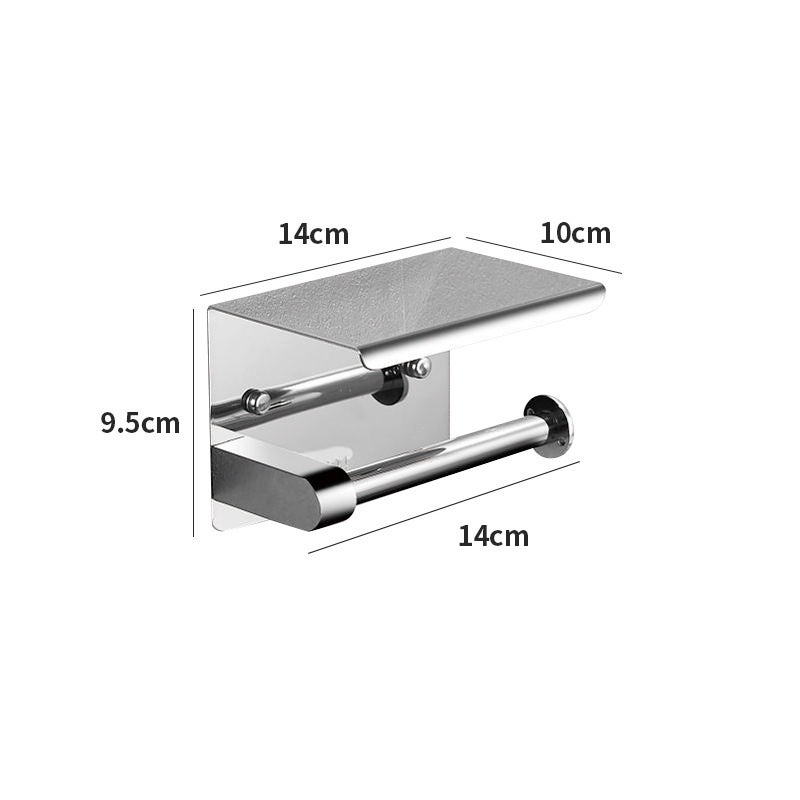 Porte-papier toilette, support de rouleau de papier toilette adhésif ...