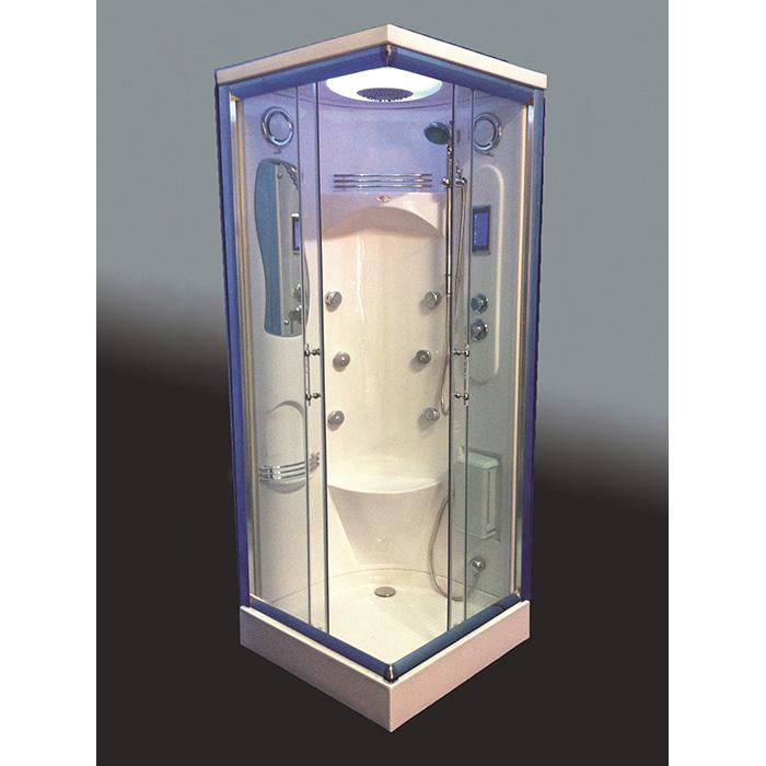 Ols 2002 Cabina de Ducha Multifuncional 80x80 cm CON BAÑO TURCO GRATIS ...