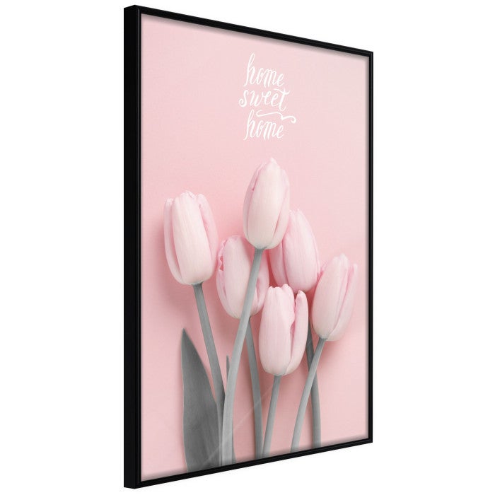 Affiche Murale Encadrée "Welcome Bouquet" 40 x 60 cm Noir | Leroy Merlin