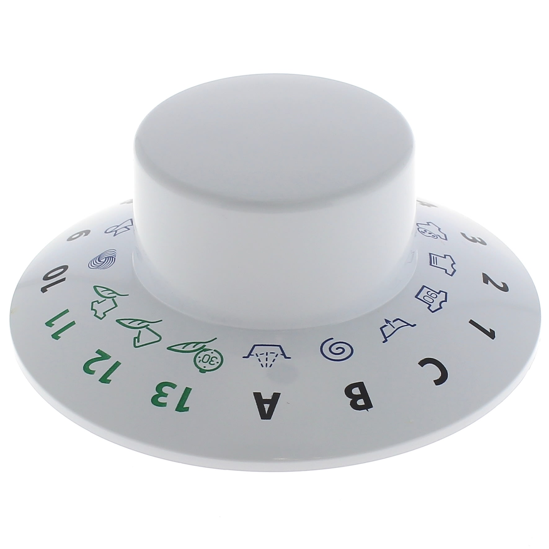 Bouton programmateur blanc pour Lave-linge Hotpoint | Leroy Merlin