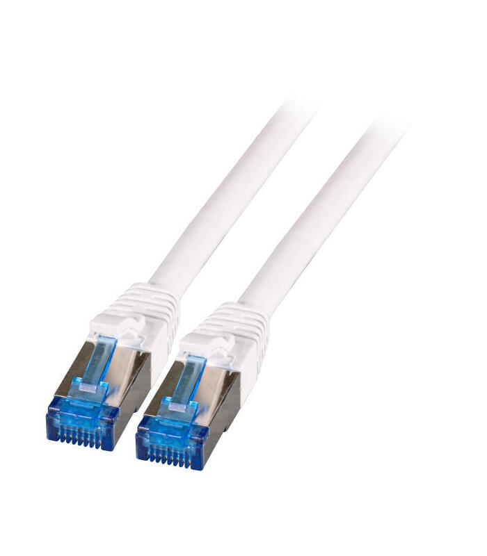C ble patch Efb rj45 s/ftp, cat.6a, cat7 tpe superflex, 1 m, blanc | Leroy Merlin