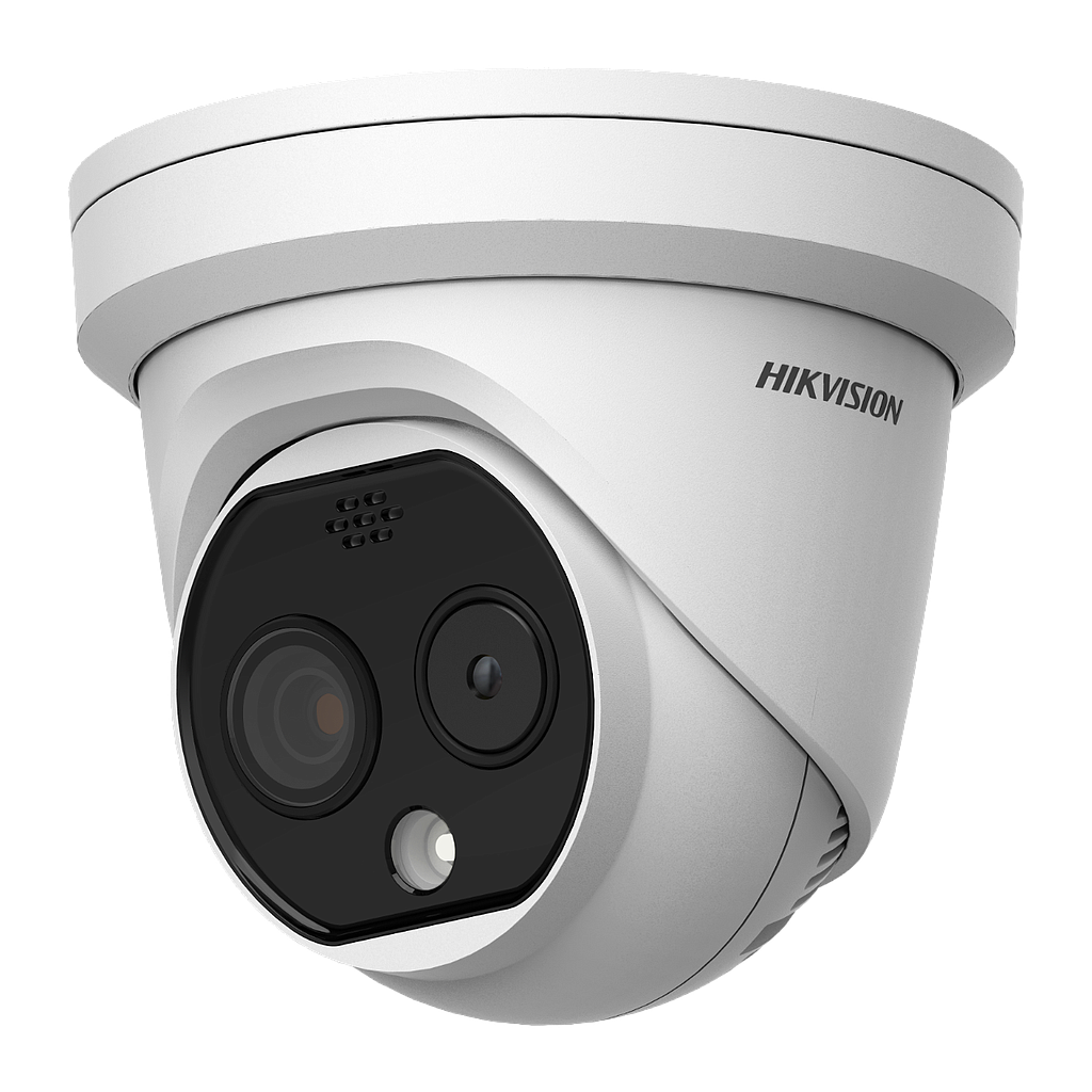 HIKVISION Caméra IP dôme 4MP FF 6.4 mm PoE Thermique - DS-2TD1228-7/QA ...