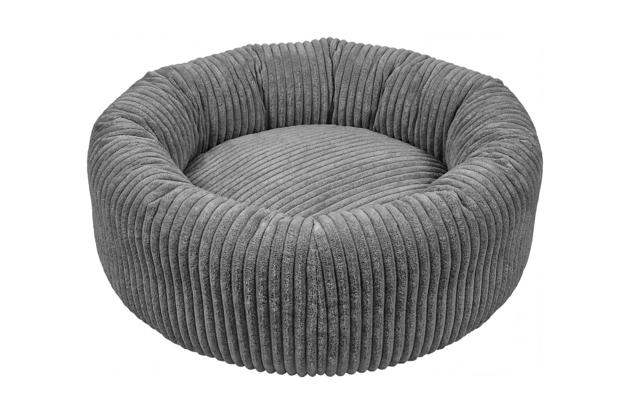MOKA - Panier chien/chat petit velours côtelé - XL - Gris foncé | Leroy ...