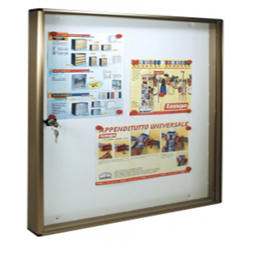 TABLÓN DE ANUNCIOS FONDO MAGNÉTICO ALUBOX BC5 55X5X73 | Leroy Merlin