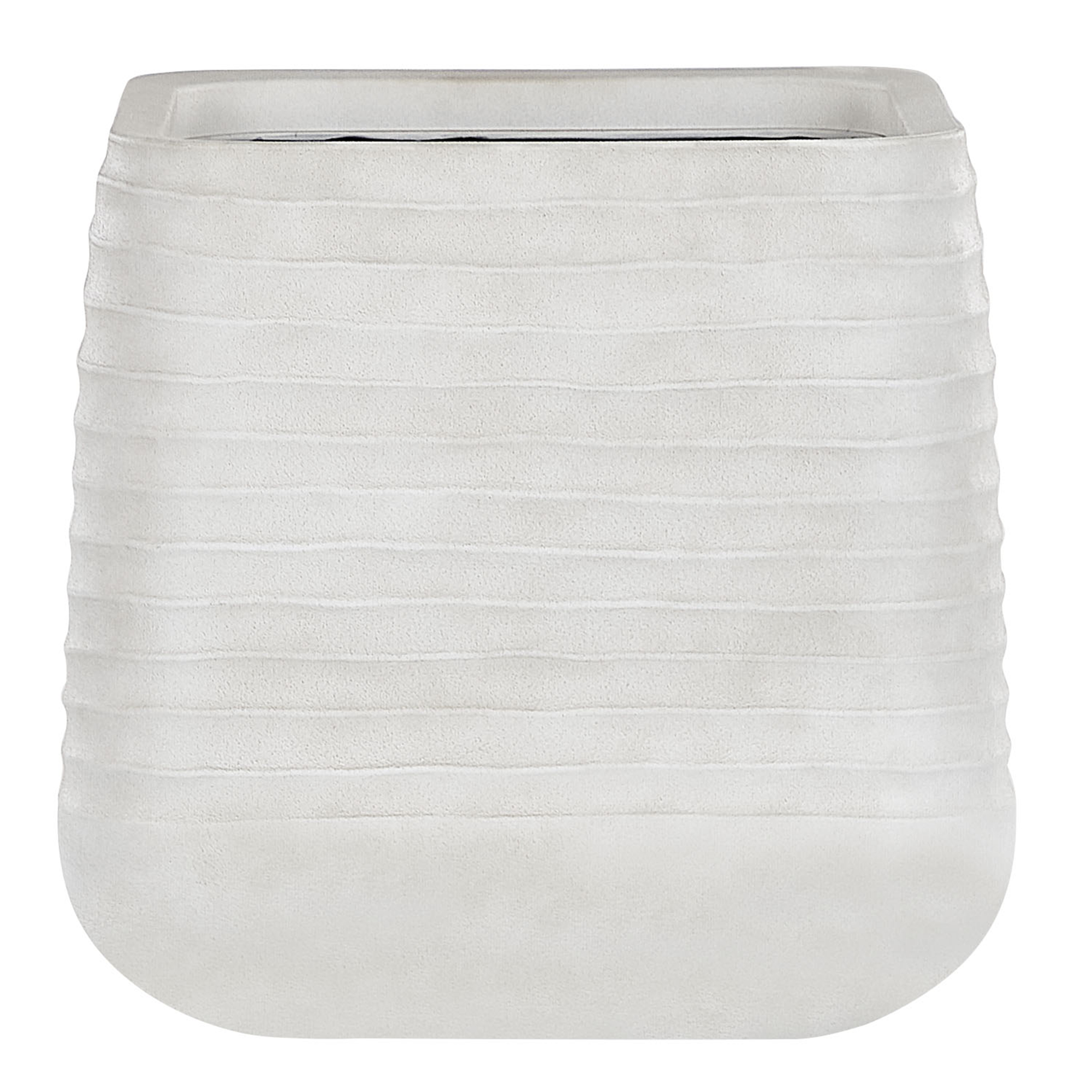 Cache-pot PARIKIA 50 cm Blanc cassé | Leroy Merlin