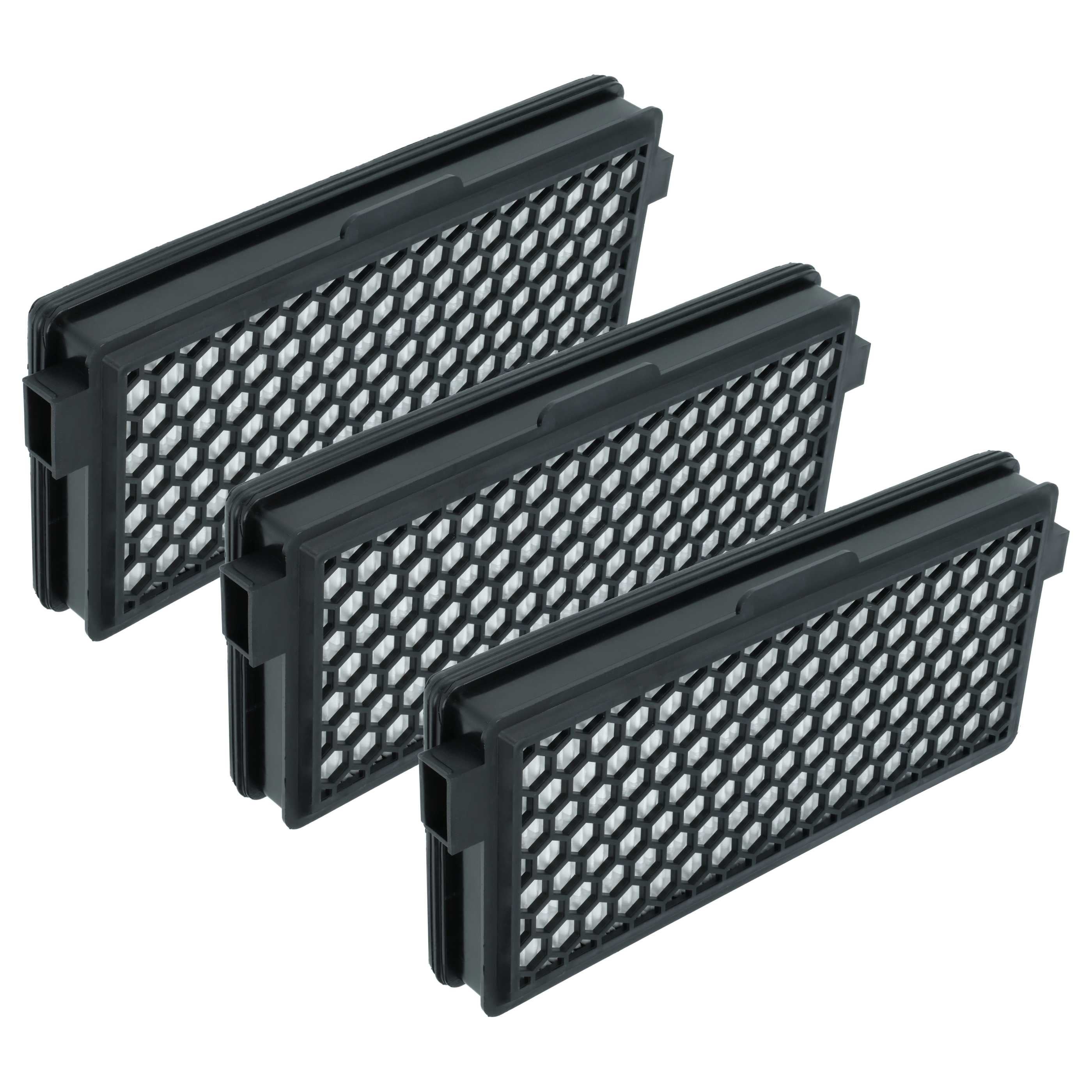 Vhbw 3x filtre compatible avec Miele Complete C3 Parquet EcoLine Plus, C3 Red Ecoline Plus ...