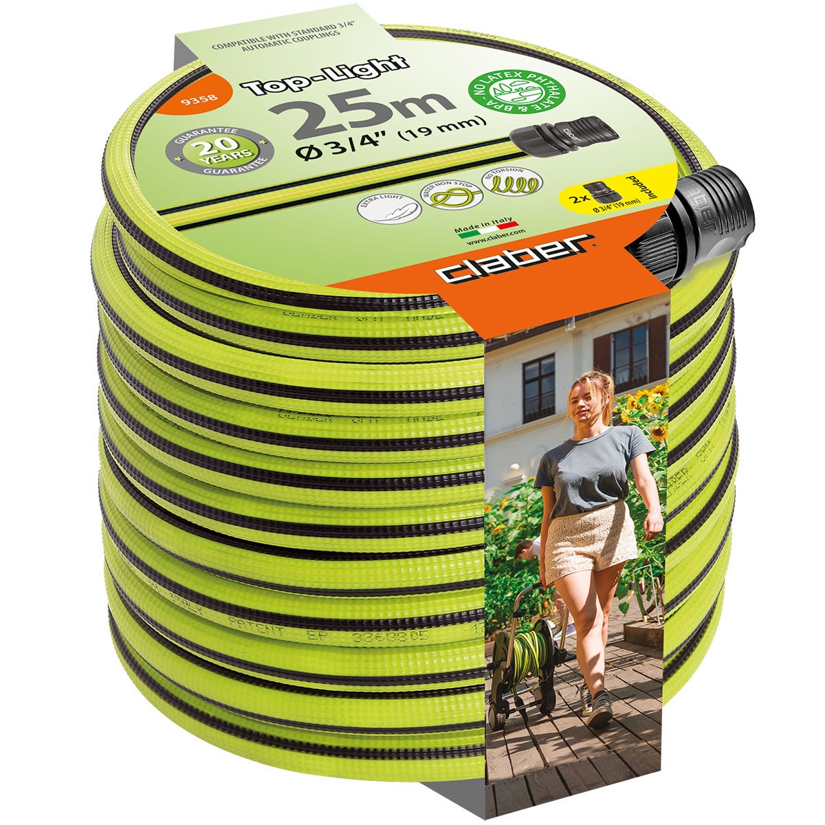 Tubo antitorsione CLABER Top-Light 3/4" 25 metri | Leroy Merlin