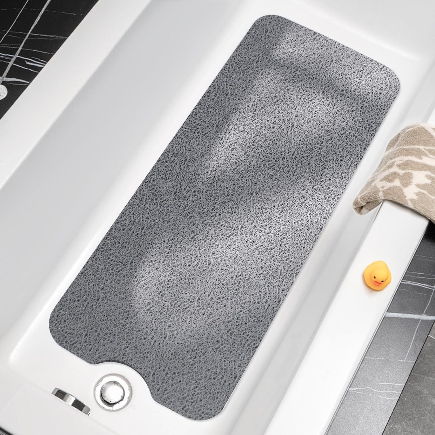 Tapis antidérapant en PVC pour salle de bain, toilettes, salle de bain ...